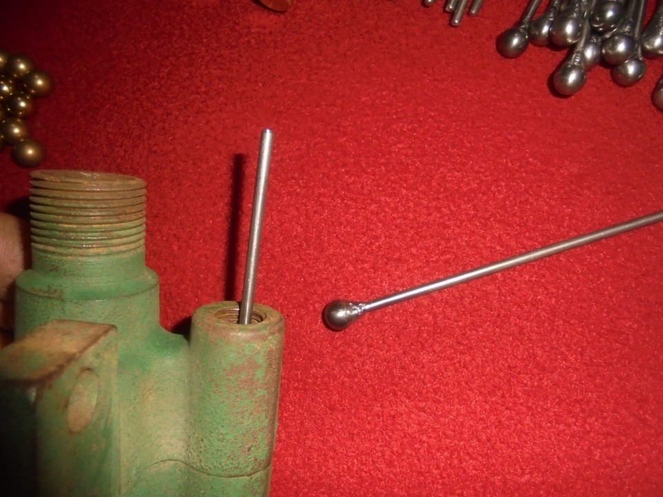 Novo Hit Miss Gas Engine Fuel Pump Kit Seat Tools, Brass Check balls ...