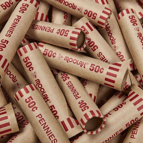 MOOLAH 72901500 500 Count Preformed Penny Coin Wrappers | eBay