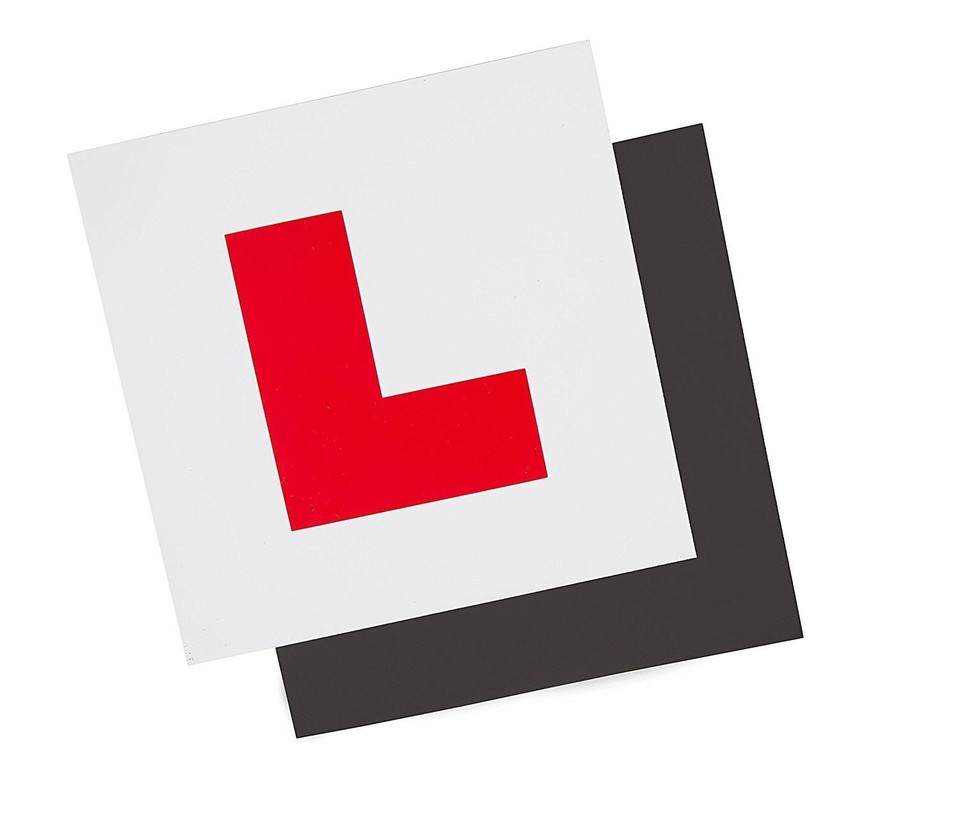 L Plate For Car Learner Fully Magnetic Learning to Drive Exterior ...