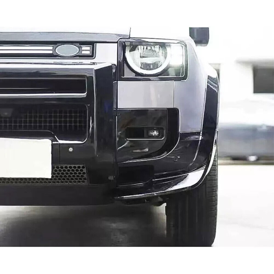 Front Bumper Lip Chin Canards Cover For Land Rover Defender 110 90 130 ...