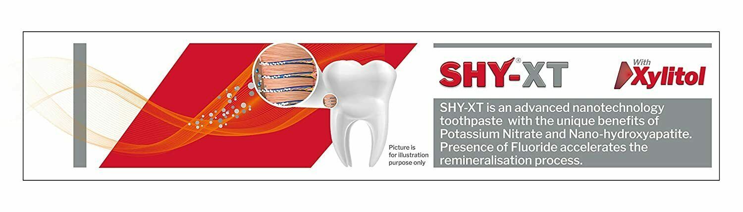 SHY-XT Toothpaste 70gms - Extra Care for Sensitive Teeth Repair ...