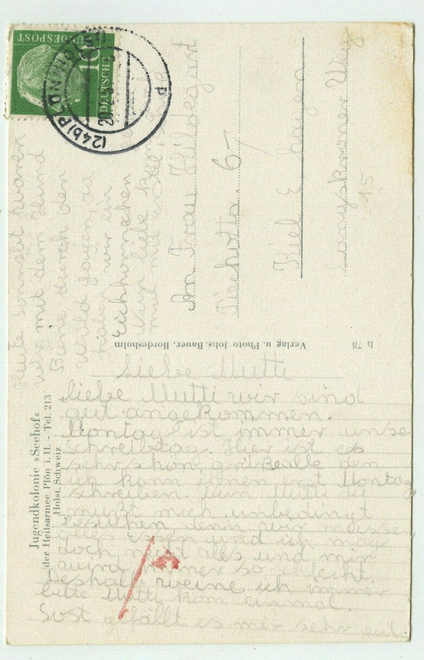 89928 - Youth Colony "Seehof" of the Salvation Army Plön - AK, expired ...