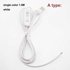 DC 5V LED Dimmer USB Port Power Supply Line Cable With ON OFF Switch ...