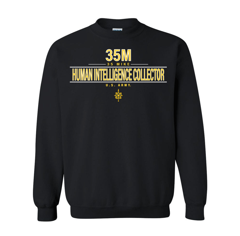 U.S. Army MOS 35m Human Intelligence Collector Sweatshirt | eBay