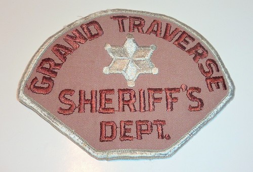 Grand Traverse Michigan Police Sheriff Patch - Excellent Genuine ...