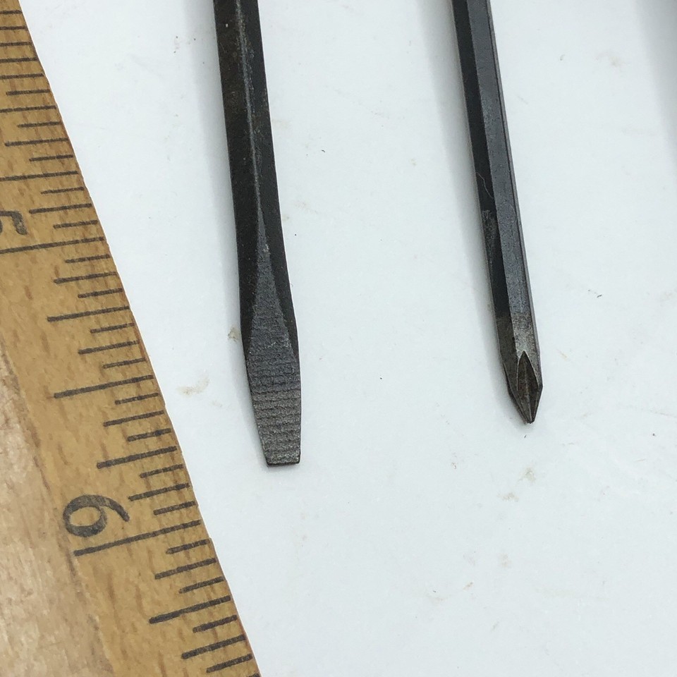 6-Craftsman Professional Screwdriver Set Phillips-Slotted Hard Black ...