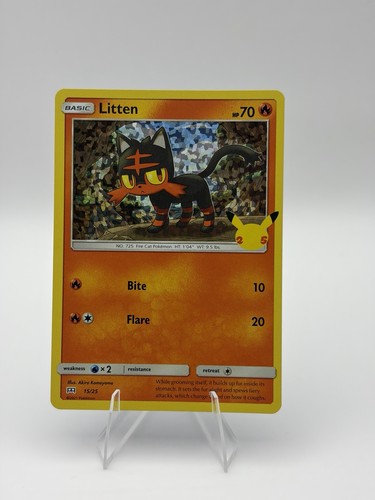 Pokemon Litten Holo Mcdonalds Promo 2021 - 15/25 | eBay