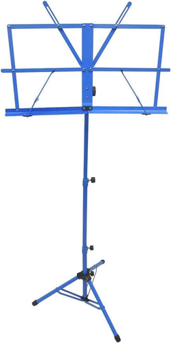 Lightweight Adjustable Folding Music Stand with Carrying Bag-Blue | eBay