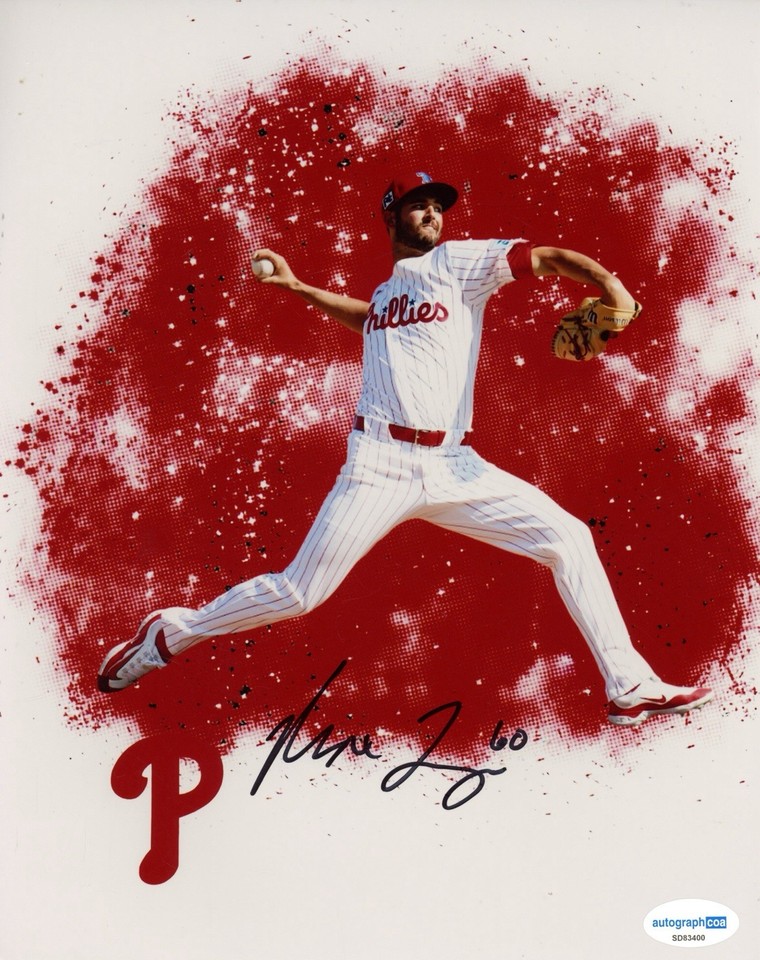 PHILADELPHIA PHILLIES MAX LAZAR SIGNED AUTOGRAPHED PHOTO ACOA CERT 8/10 ...