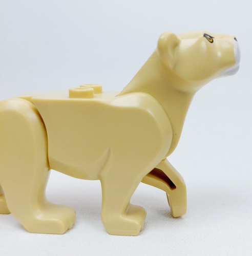 LEGO Mountain Lioness Animal Tan Jungle Large Cat Minifigure Orange ...
