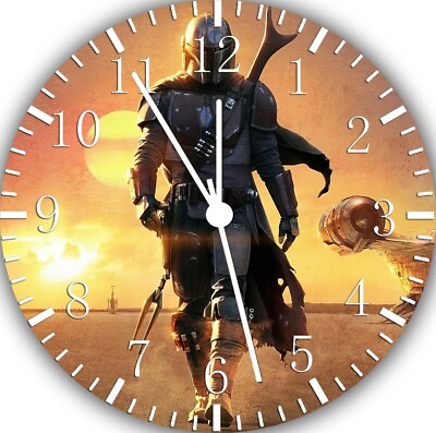 Star Wars The Mandalorian Wall Clock Nice For Gifts or Decor G78 | eBay