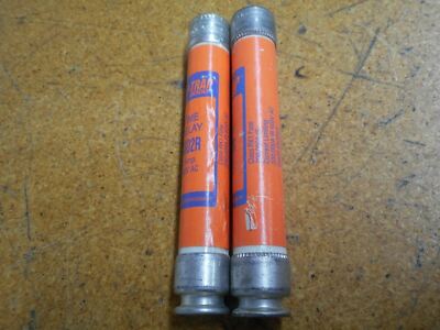 Amp-Trap A6D20R & A6D2R Time Delay Fuses 20A & 2A 600VAC Used (Lot of 2 ...