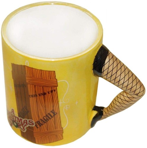 NECA A Christmas Story Leg Lamp Sculpted Handle Coffee Cup Mug Fragile ...