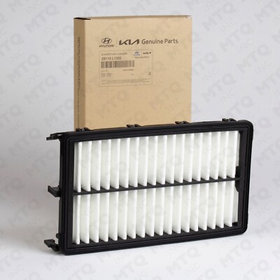 New Hyundai Kia Air Filter (Engine) 28113-L1000 (28113-N9000) | eBay