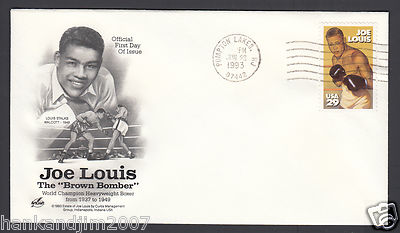 Joe Louis 1993 USPS First Day Issue Envelope 29cent Commemorative Stamp ...