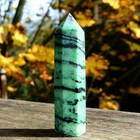 RUBY ZOISITE CRYSTAL POINT TOWER POLISHED NATURAL HEALING GEMSTONE ...