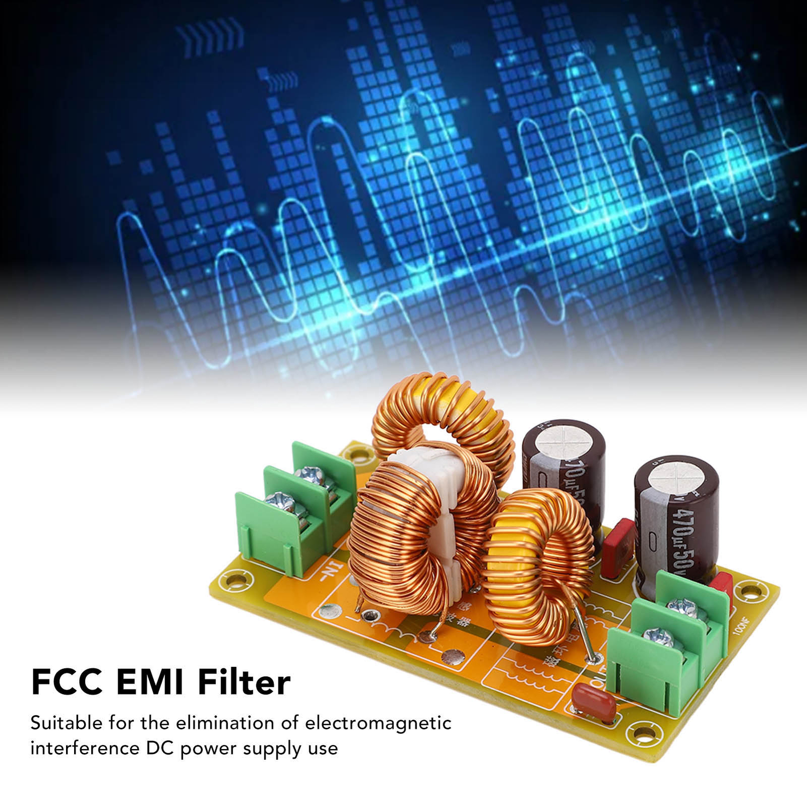 EMI LC Filter Low Pass Passive EMI Electromagnetic Interference Filter ...