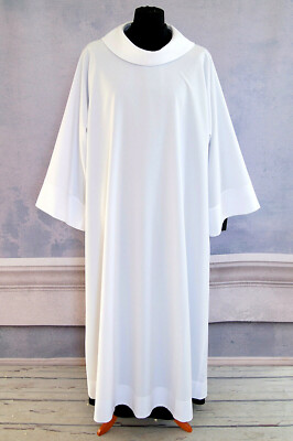 Pastor/Priest White Alb medium weight Concelebration Alb Clergy Deacon ...
