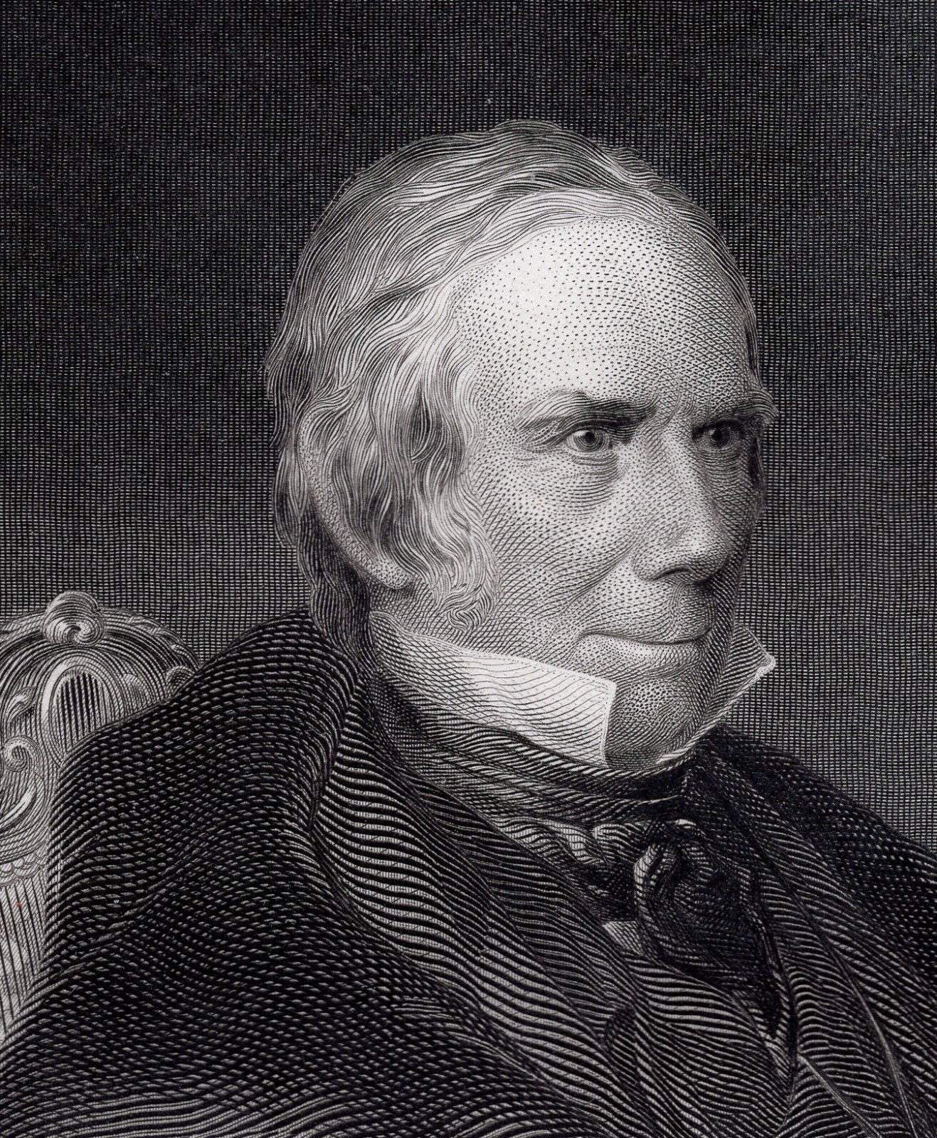 Everything from Kentucky Aged & Handsome HENRY CLAY 1866 engraving ...