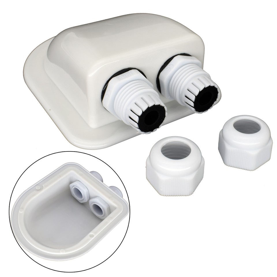 Wire Cable Entry Double Gland Box Roof Solar Panel Junction Box RV ...