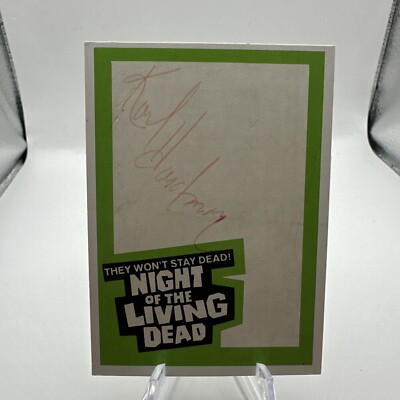 1988 Image Night of the Living Dead Karl Hardman Signed Auto Autograph ...