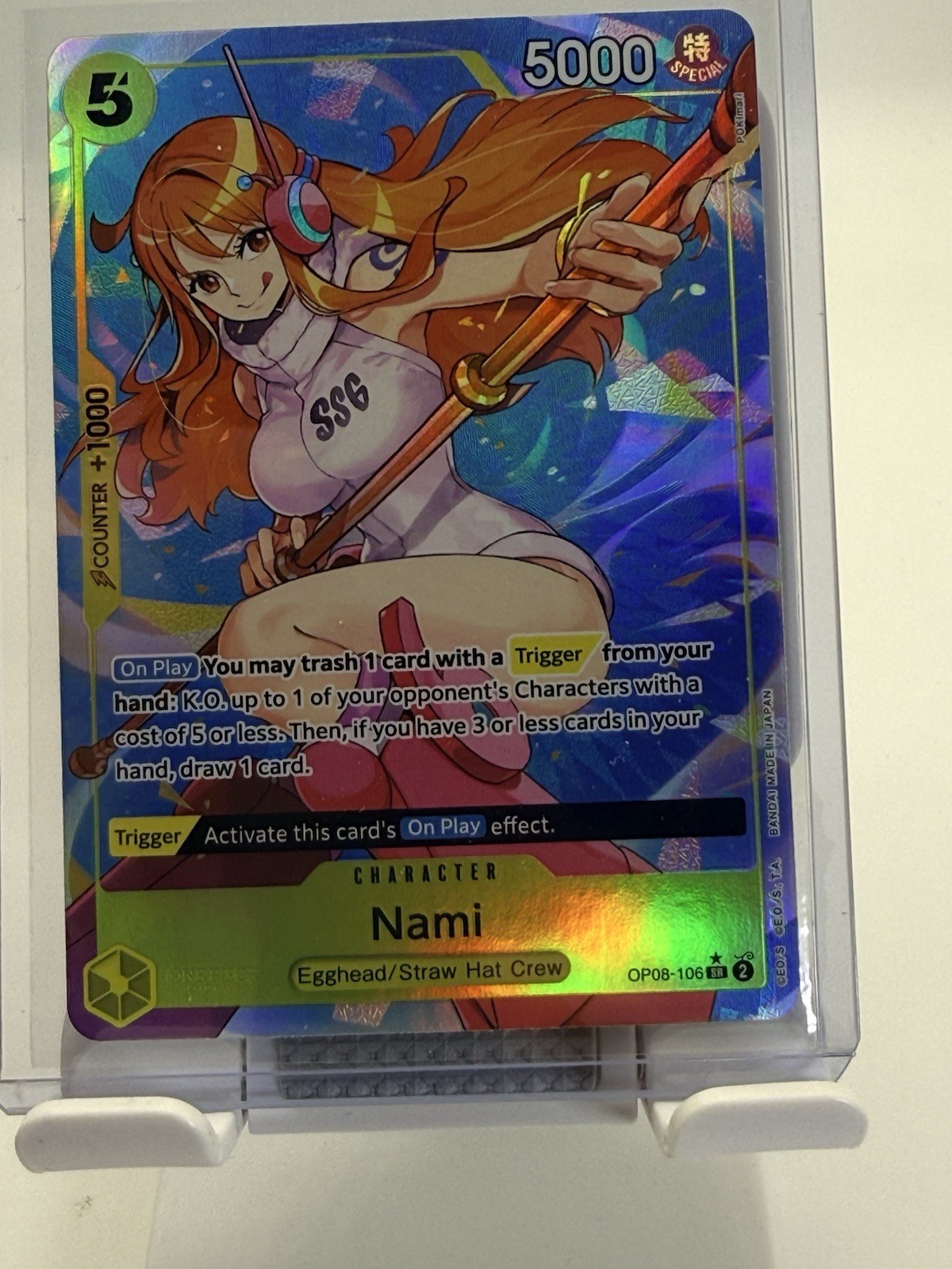 Nami 2024 Two Legends #OP08-106 Super Rare (Alternate Art) Price Guide ...