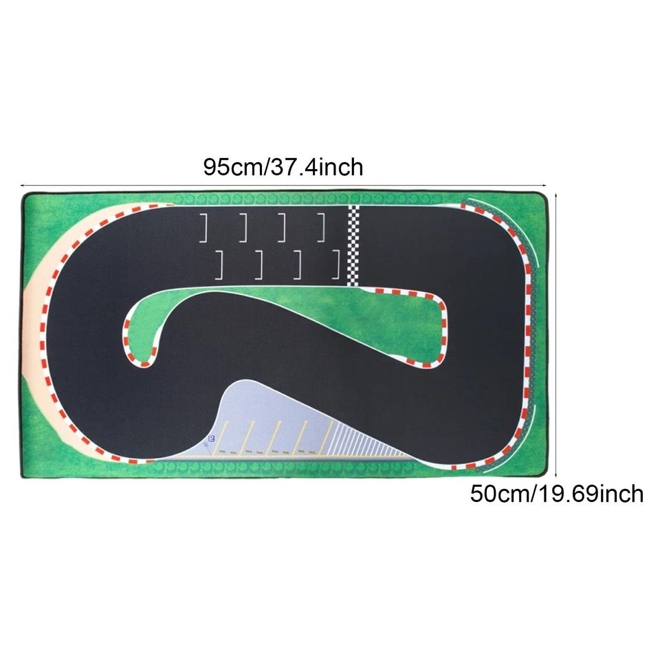 1 Piece Toy Car Race Track Mat Portable Foldable Accessory Rubber ...