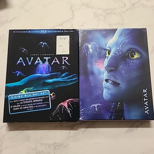 Avatar BRAND NEW Extended Blu-ray Collector's Edition 2010 3-disc Blu ...