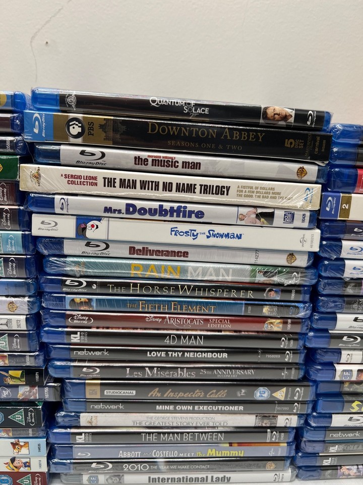 New-Sealed, Lot of 61 Blu-Ray Movies, *BU-A2* | eBay
