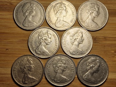 1968 - 1980 Elizabeth II Decimal 10p LARGE OLD 10 PENCE COINS - Choose ...