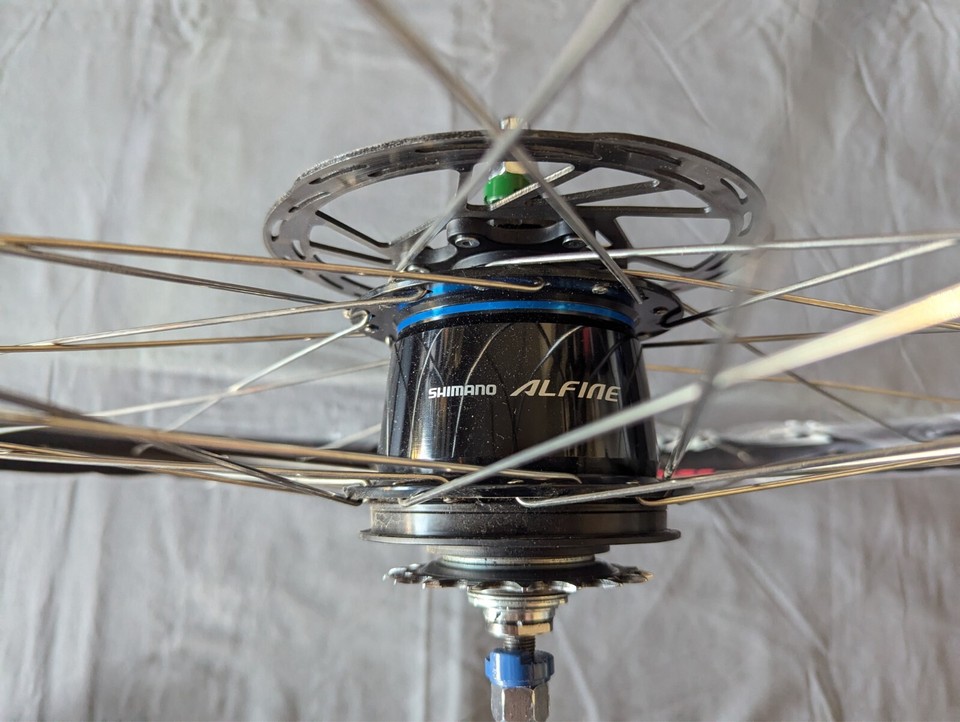 29er/700c Rear Wheel Shimano Alfine S7051-8 DI2 Disc Hub 36h Weinmann ...