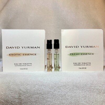 David Yurman Exotic Essence EDT + Fresh Essence EDT Sample Spray .05oz ...