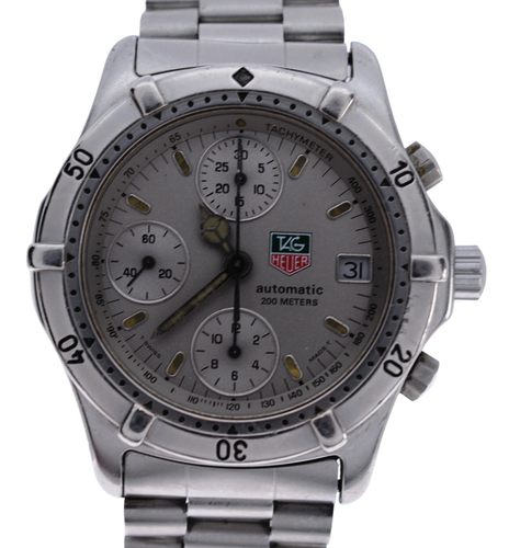 Rare Tag Heuer 2000 Series Men's 38mm Automatic Stainless Cal 7750 ...