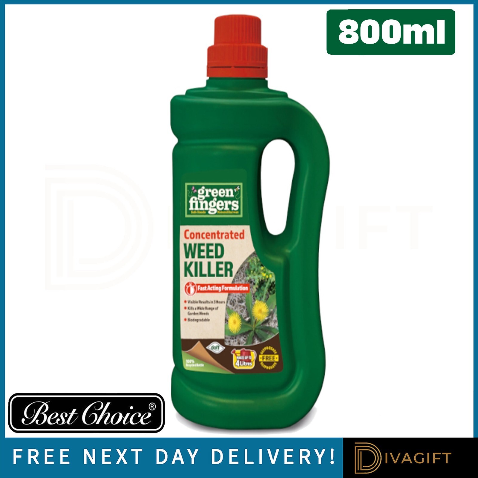 WEEDKILLER LAWN WEED KILLER ROOT WEEDS KILLER EXTRA TOUGH CONCENTRATE ...