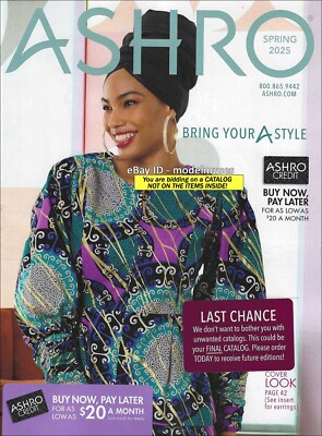 ASHRO Women's Fashion & Accessories CATALOG Spring 2025 - 56 Pages | eBay