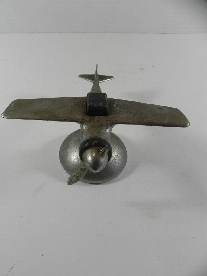 VINTAGE 1940s ART DECO HAMILTON HELLCAT FIGHTER AIRPLANE TABLE LIGHTER ...