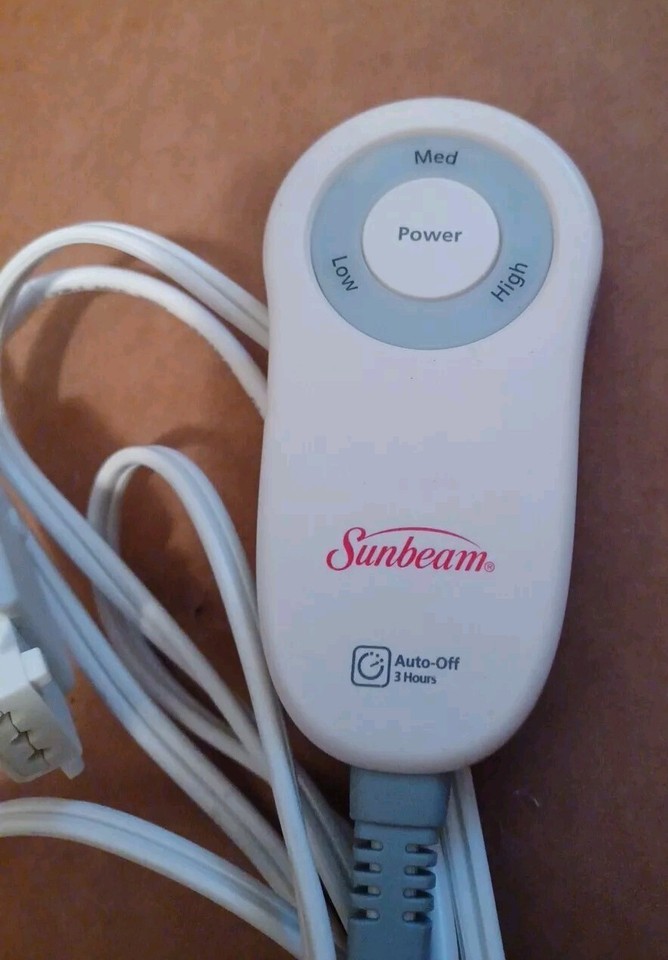 Sunbeam Electric Heated Blanket Control Cord M85AP M85P M85BP 3-Prong ...