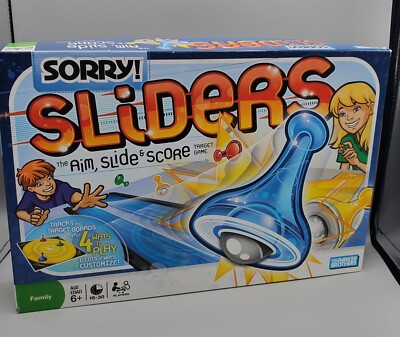 SORRY SLIDERS HASBRO PARKER BROTHERS INTERACTIVE FAMILY GAME with ...