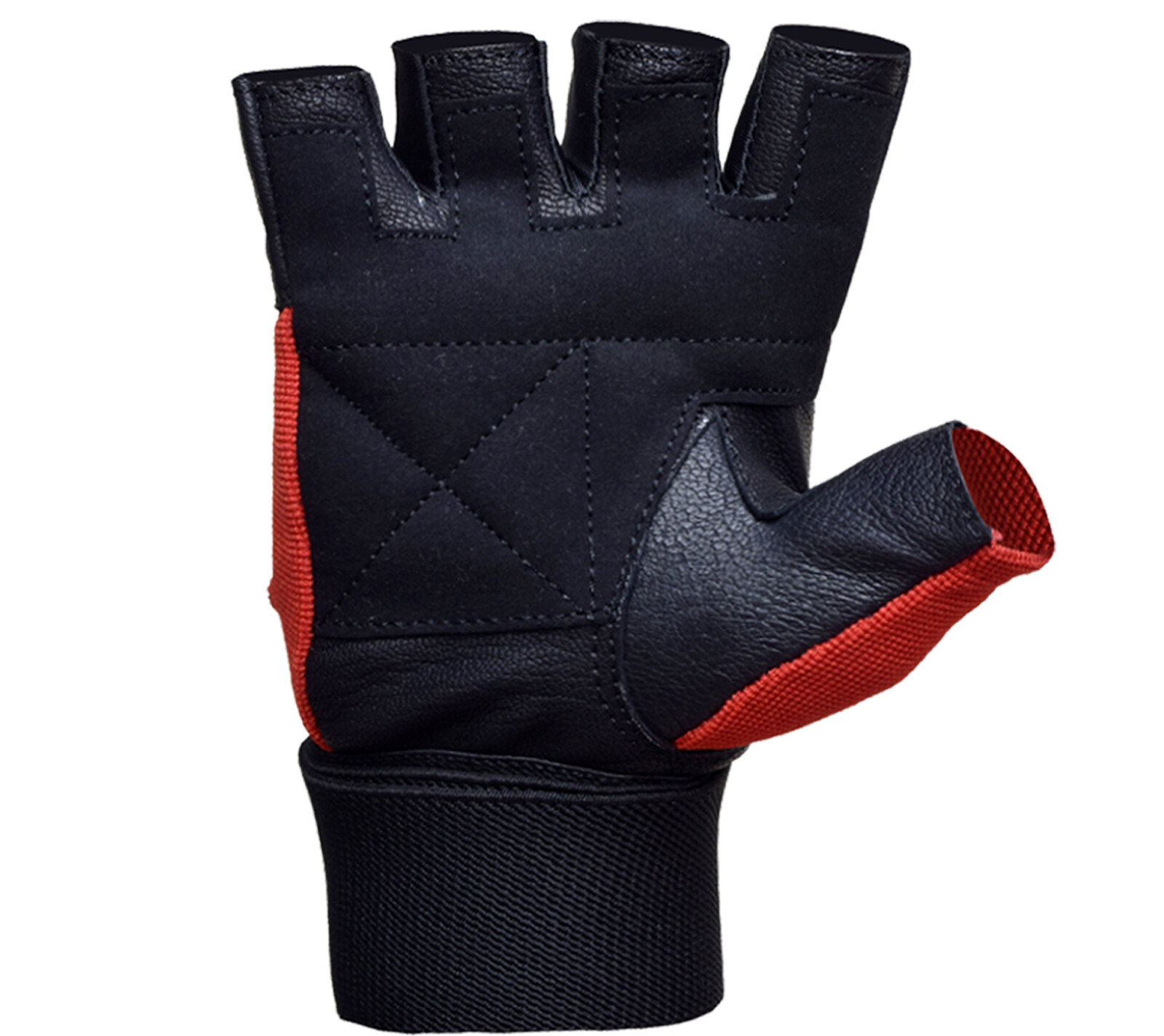 FORCE Weight Lifting Gym Glove Leather Grip Fitness Training ...