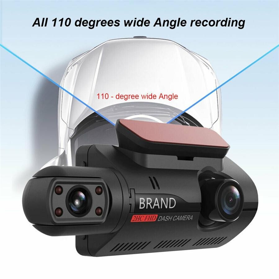 Dash Cam Dual Lens Car Camera HD 1080P DVR Video Recorder Hidden ...