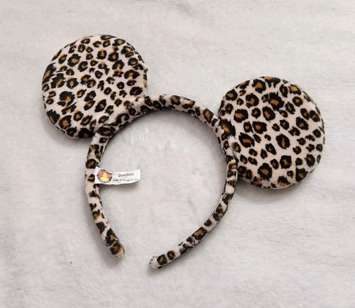 DISNEY PARKS ANIMAL KINGDOM MINNIE MOUSE LEOPARD EARS AUTHINTIC ...