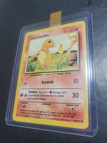 Pokemon Base Set Charmander 46/102 (Near Mint-Mint) | eBay Australia