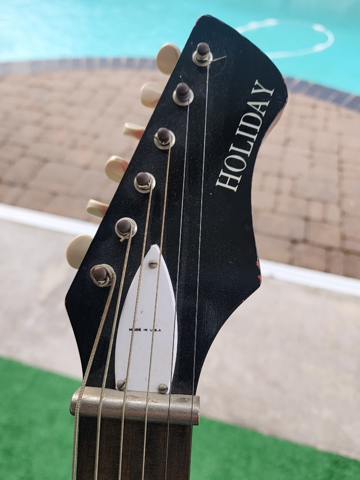 1967 Harmony Silhouette H15 Holiday-Branded Vintage Electric Guitar ...