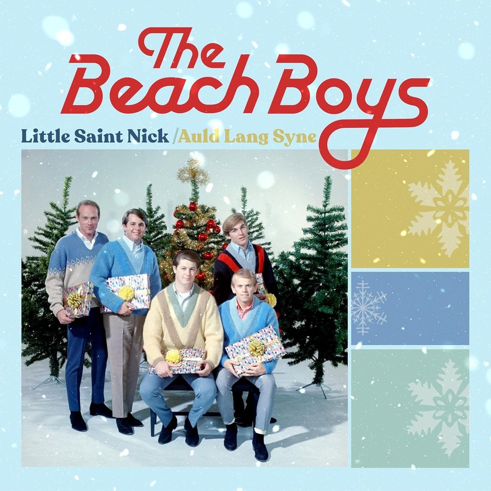 The Beach Boys Little Saint Nick Ice Blue Single (Vinyl LP) | eBay