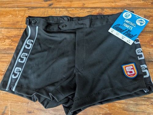 VINTAGE SANFL PORT ADELAIDE FOOTBALL CLUB GRAND FINAL SHORTS SIZE 36 ...