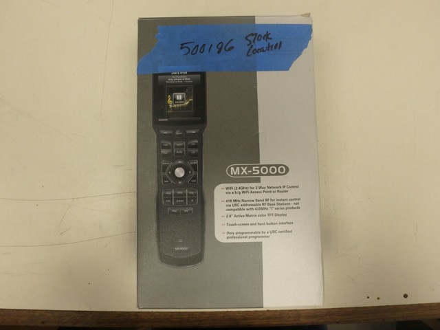 URC MX5000 Universal Remote Control Mx-5000 Great for sale online | eBay