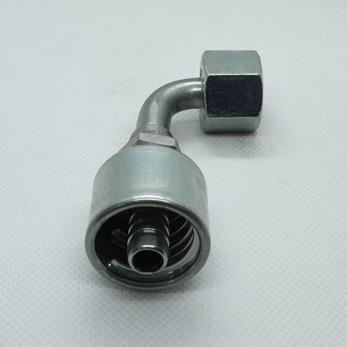 ORF Crimp-On Hydraulic One-Piece Hose Tail X 2 90 Degree Female Free ...