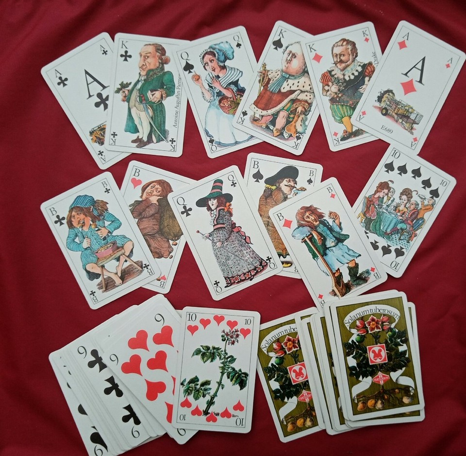 Non-standard playing cards courts Solanum Tuberosum + 3 jokers #449 | eBay