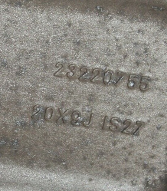 16 17 18 19 CHEVROLET SILVERADO 1500 20x9 20" OEM WHEEL RIM 5755 ...