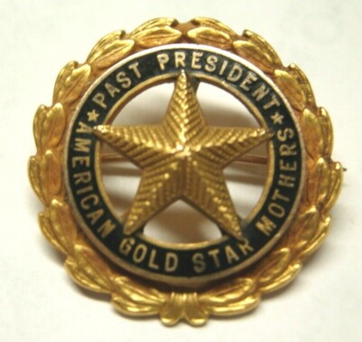 WW2 10K - American Gold Star Mother - Past President Pin | eBay